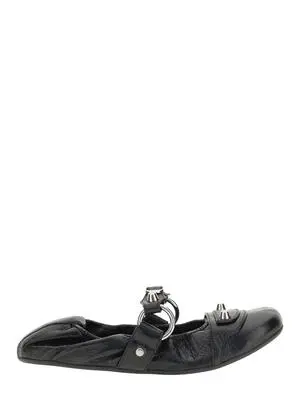 Balenciaga Arena Lambskin City Ballerinas - Black