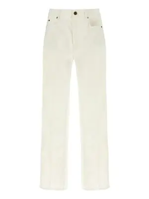 Balmain BALMAIN Embroidery Jeans White