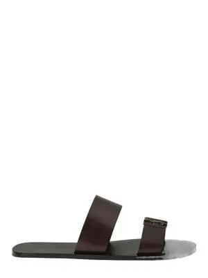 Saint Laurent Babylone Sandals - Brown