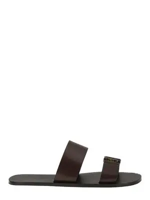 Saint Laurent Babylone Sandals - Brown
