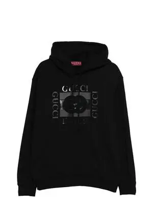 Gucci Cotton Hooded Sweatshirt - Black