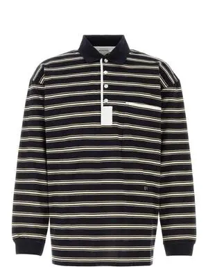 Bottega Veneta Embroidered Piquet Oversize Polo Shirt - Multicolor