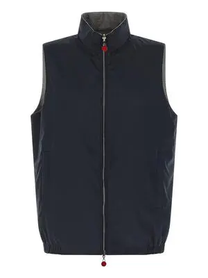 Kiton KITON Nylon Vest Blue
