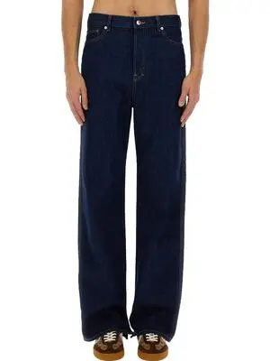Gucci Dark Wash Denim Pants - Blue