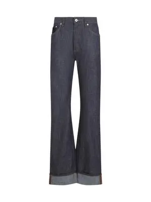 Bottega Veneta Intrecciato Pocket Jeans - Blue