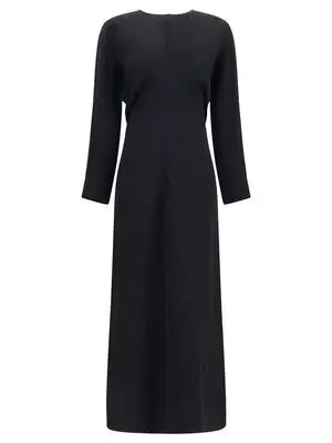 TOTEME Long-sleeve Low-waist Dress - Black