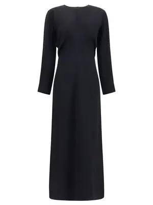 TOTEME Long-sleeve Low-waist Dress - Black