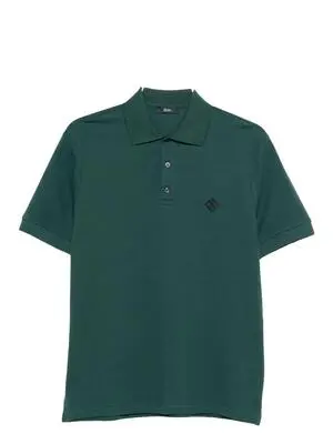 Herno Logo Cotton Polo Shirt - Multicolor