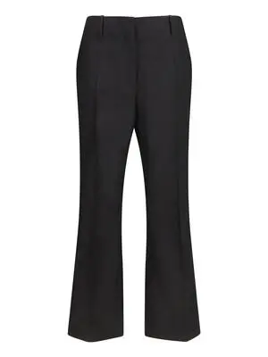 Dries Van Noten Cropped Tailored Pants - Black