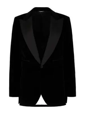 Dolce & Gabbana Velvet Evening Blazer - Multicolor