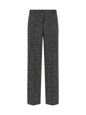 Dolce & Gabbana Striped Wool Pants - Multicolor