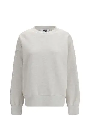 GOLDEN GOOSE Star Cotton Sweatshirt - Gray