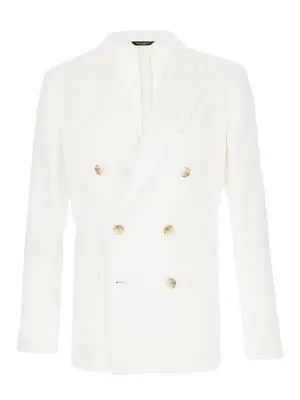 Dolce & Gabbana Double Breasted Blazer - Multicolor