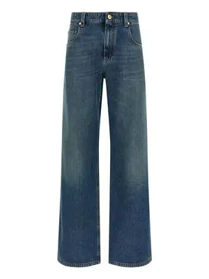 Brunello Cucinelli Stonewashed Denim Jeans - Blue