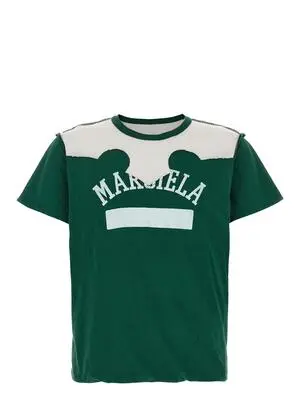 MAISON MARGIELA Western Patchwork' T-shirt - Green