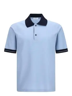 FERRAGAMO Ferragamo Men Short-Sleeve Polo Blue