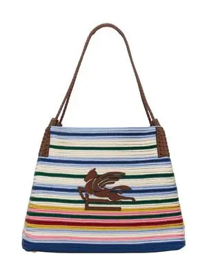 Etro Shopping Bag Libra Paisley Medium - Multicolor