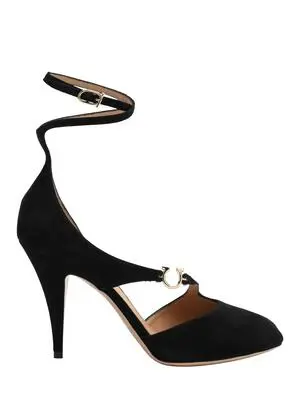 FERRAGAMO Decollete With Gancini Detail - Black