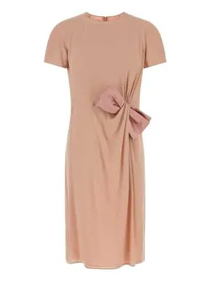 Valentino Garavani Crepe Dress - Pink