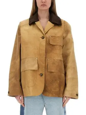 Stella McCartney STELLA MCCARTNEY Workwear Harrington Jacket Cream