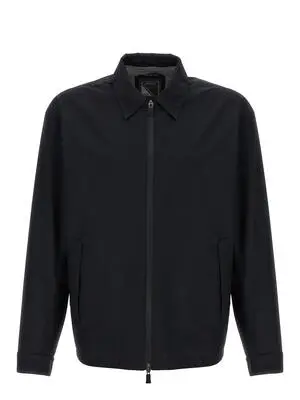 Herno Windproof Technical Fabric Jacket - Black