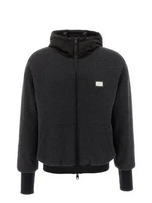 Dolce & Gabbana Hooded Bomber Jacket - Multicolor