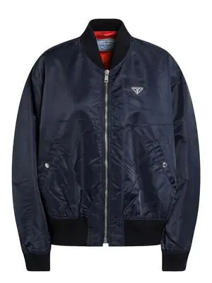Prada Re-nylon Bomber Jacket - Blue
