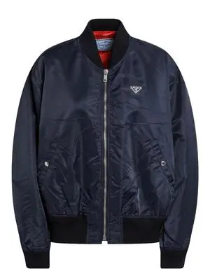 Prada Re-nylon Bomber Jacket - Blue