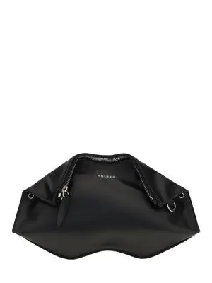 Alexander McQueen Manta Clutch - Black