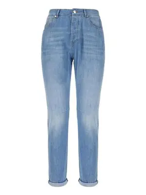 Brunello Cucinelli Straight Leg Jeans - Multicolor