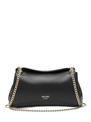 Prada Small Nappa Tumult Bag - Black