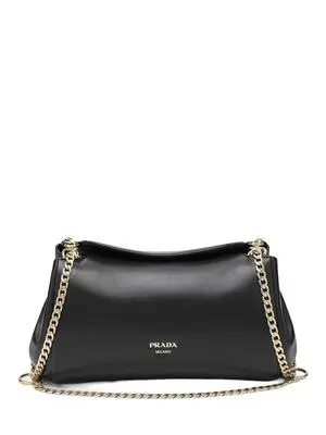 Prada Small Nappa Tumult Bag - Black