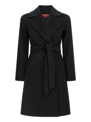 Max Mara Dravenna Wool Coat - Black
