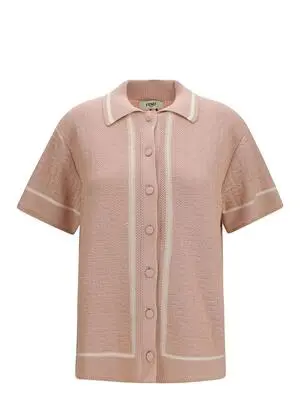 Fendi Crochet Shirt - Pink
