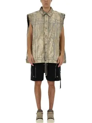 Rick Owens Jumbo Vest - Gold