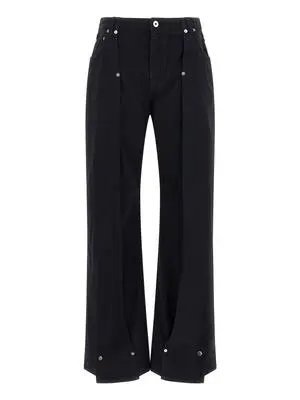 JEAN PAUL GAULTIER Snap-button Denim Jeans - Blue