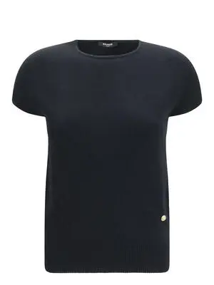 Balmain Sleeveless Wool And Cashmere Sweater - Black