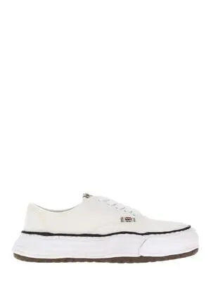 Mihara Yasuhiro Canvas Baker Sneakers - White