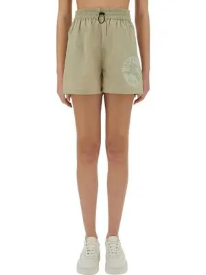 Burberry Nylon Shorts - Cream