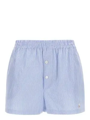 Moschino Poplin Shorts - Blue