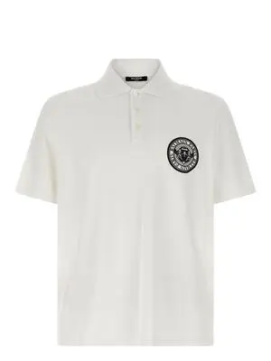 Balmain Coin' Polo Shirt - Multicolor