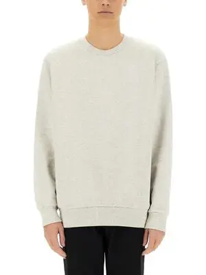 A.p.c. Sweatshirt With Logo - Gray