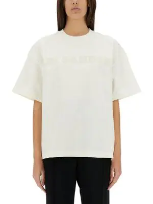 JIL SANDER Logo T-shirt - White