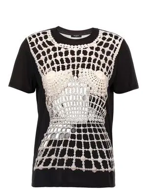 Balmain Trompe L'oeil T-shirt - Black