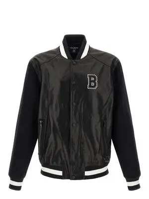 Balmain Varsity Bomber Jacket - Multicolor