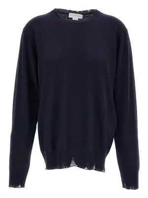 Stella McCartney Distressed Merino Wool Jumper - Multicolor