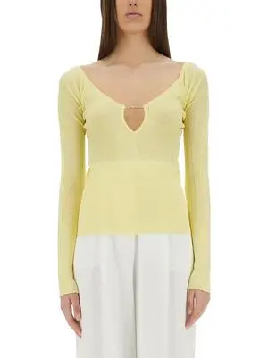 Jacquemus The Praluce Top - Yellow
