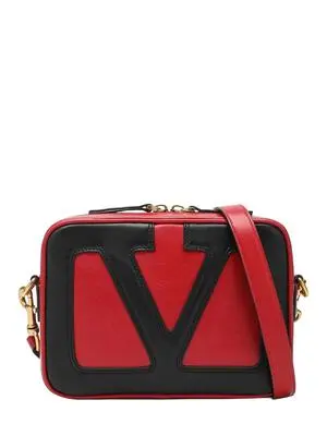 Valentino Garavani Viva Superstar Crossbody Bag /black - Red