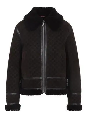 Gucci Shearling Jacket - Brown