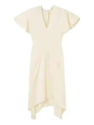 Stella McCartney Satin Midi Dress - Multicolor